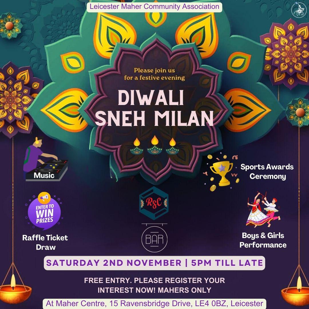 Diwali Sneh Milan 2024 – Maher Community Association Leicester