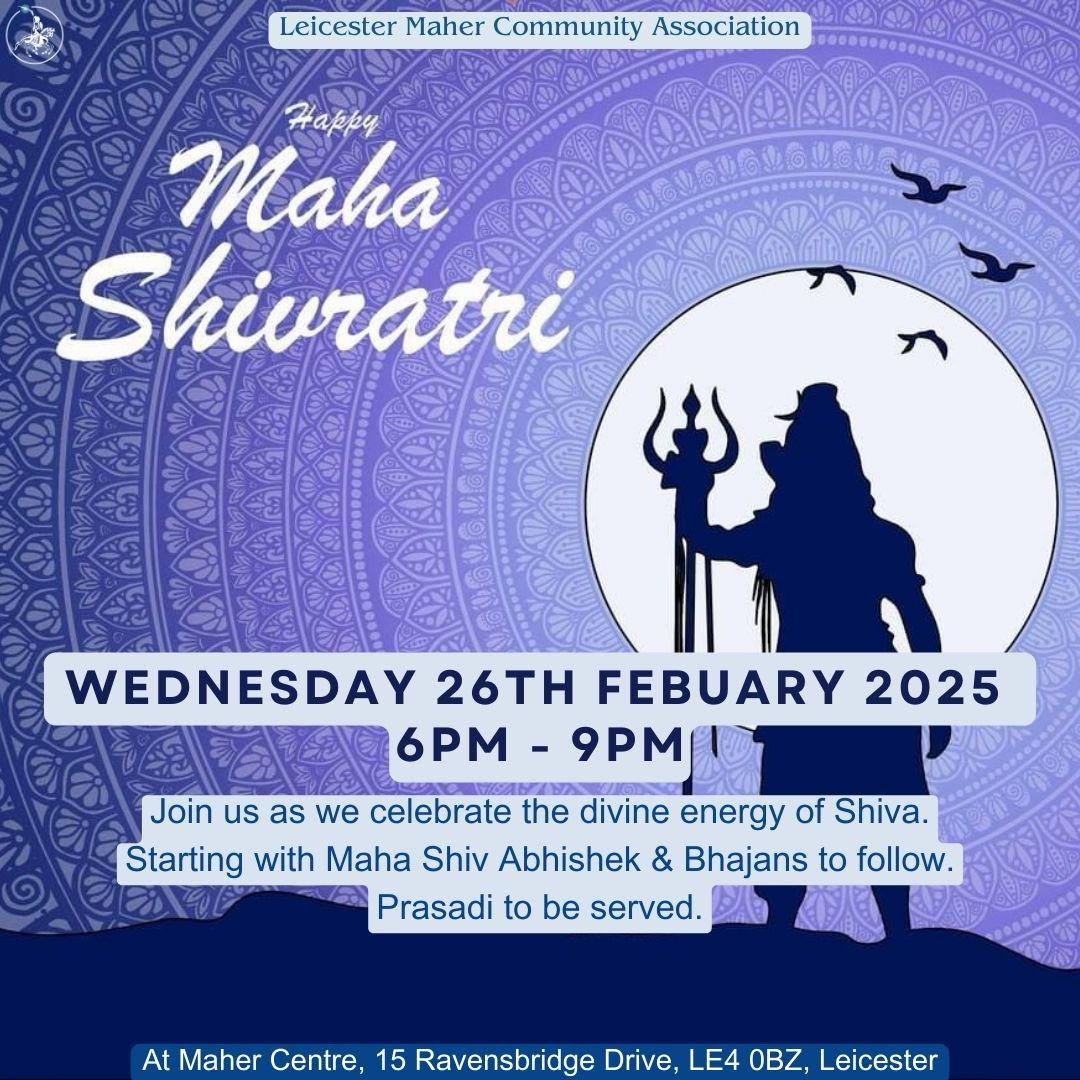 Maha Shivratri 2025 – Maher Community Association Leicester