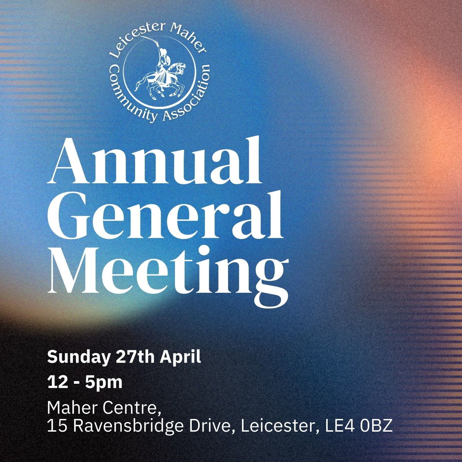 LMCA AGM on Sunday 27 April 2025 – Maher Community Association Leicester